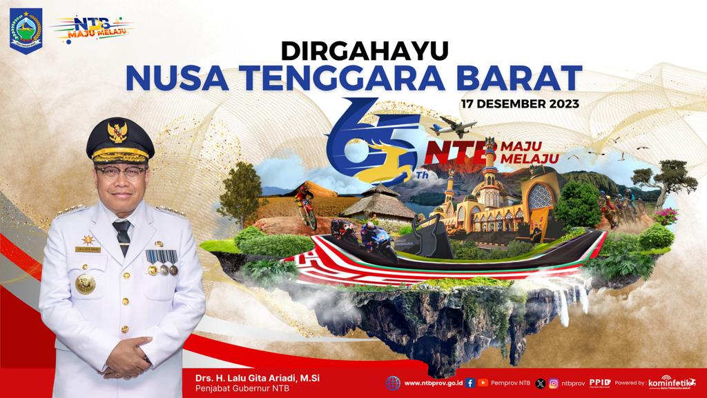 Dirgahayu ke-65 Provinsi Nusa Tenggara Barat, Semangat Laju Melaju ...